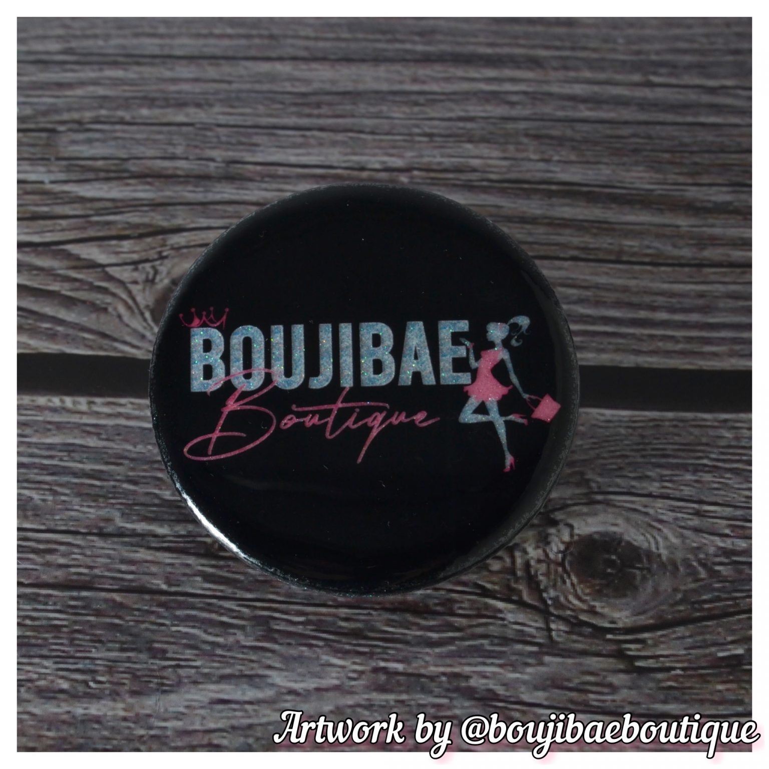 38mm Custom Metallic Badges • Custom Printed Metallic Badge