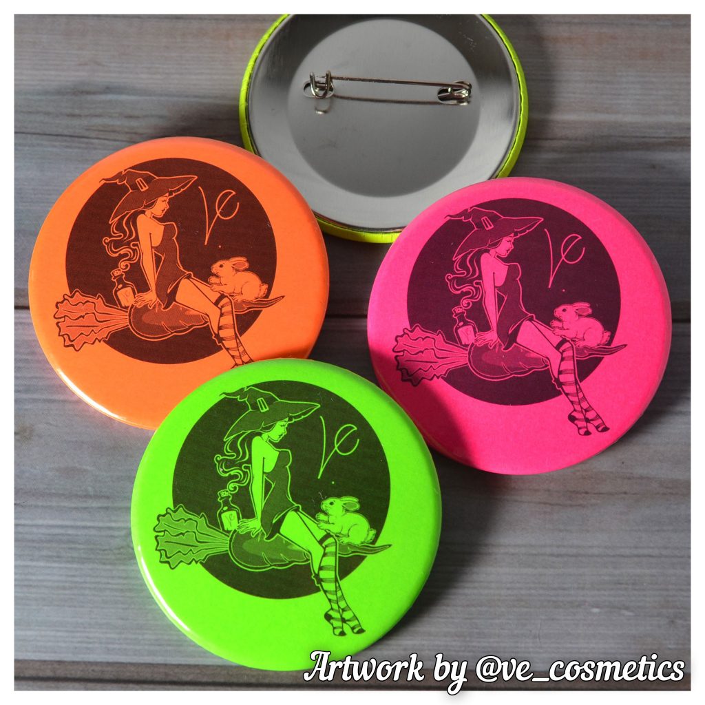 50mm Neon Custom Badges • Free UK Shipping • Badge