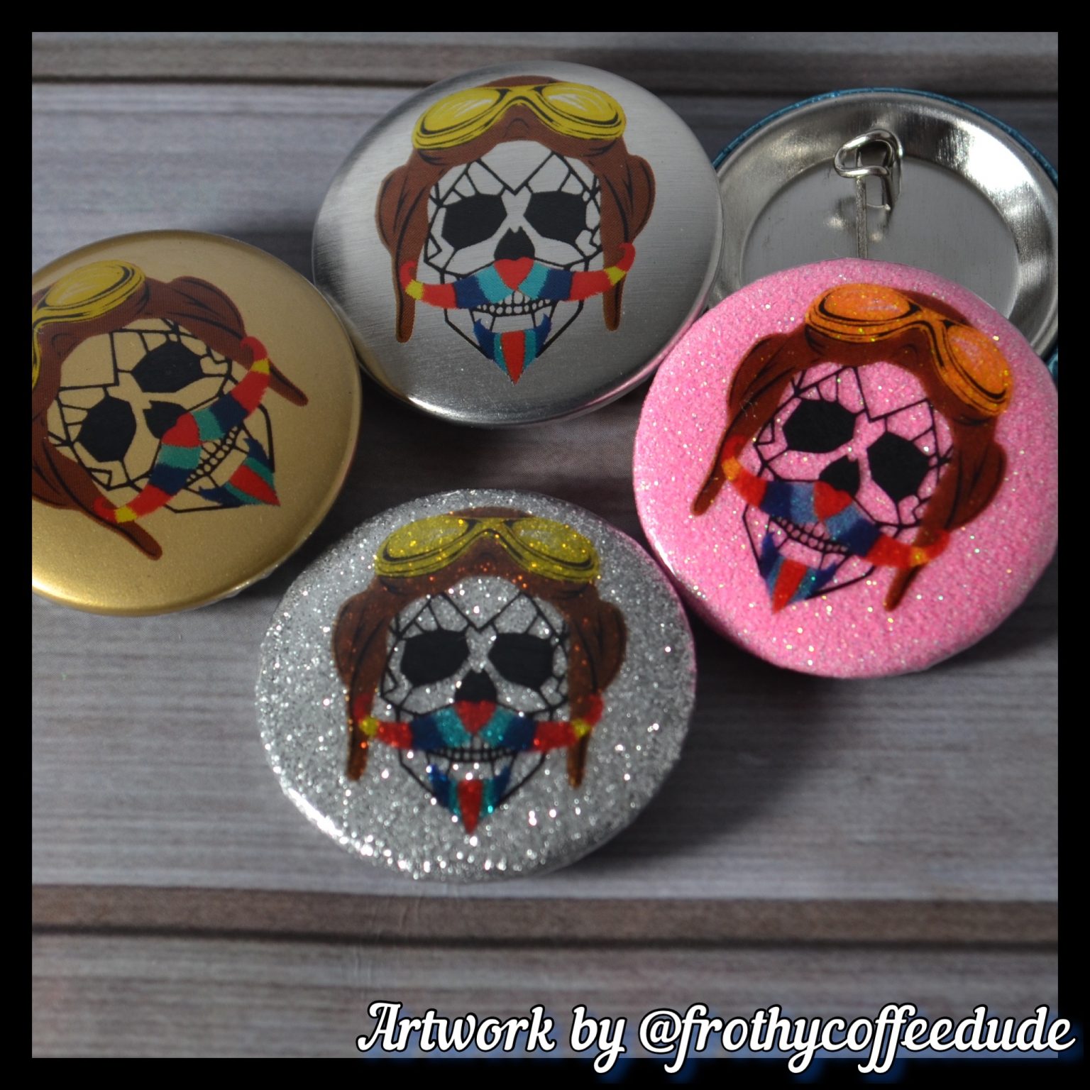 38mm Premium Custom Badges • Free UK Shipping • Pin Badge