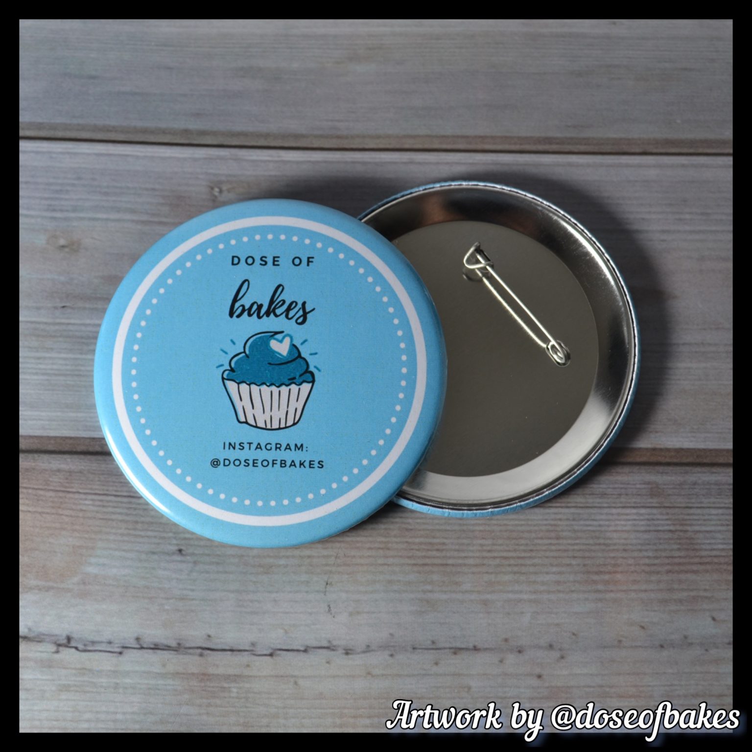 75mm Custom Badges • Free UK Shipping • Personalised Badges