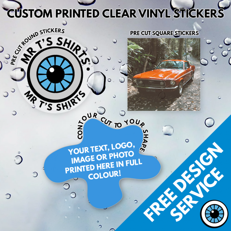 75mm Printed Vinyl Stickers - Custom Print Photo Quality Sticker