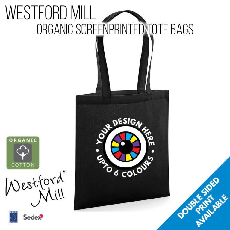 Screen Printed Tote Bags Custom Print Bag Fast Delivery